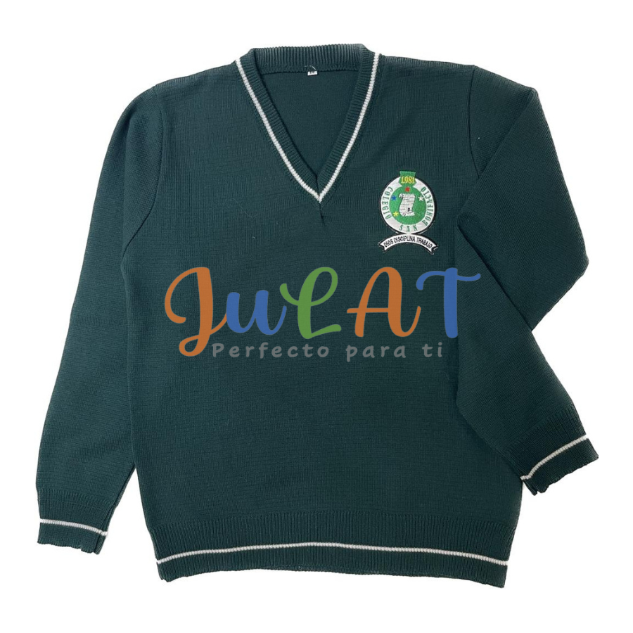 Saco lana verde unisex CSB - Julat Uniformes | Colegio San Bonifacio